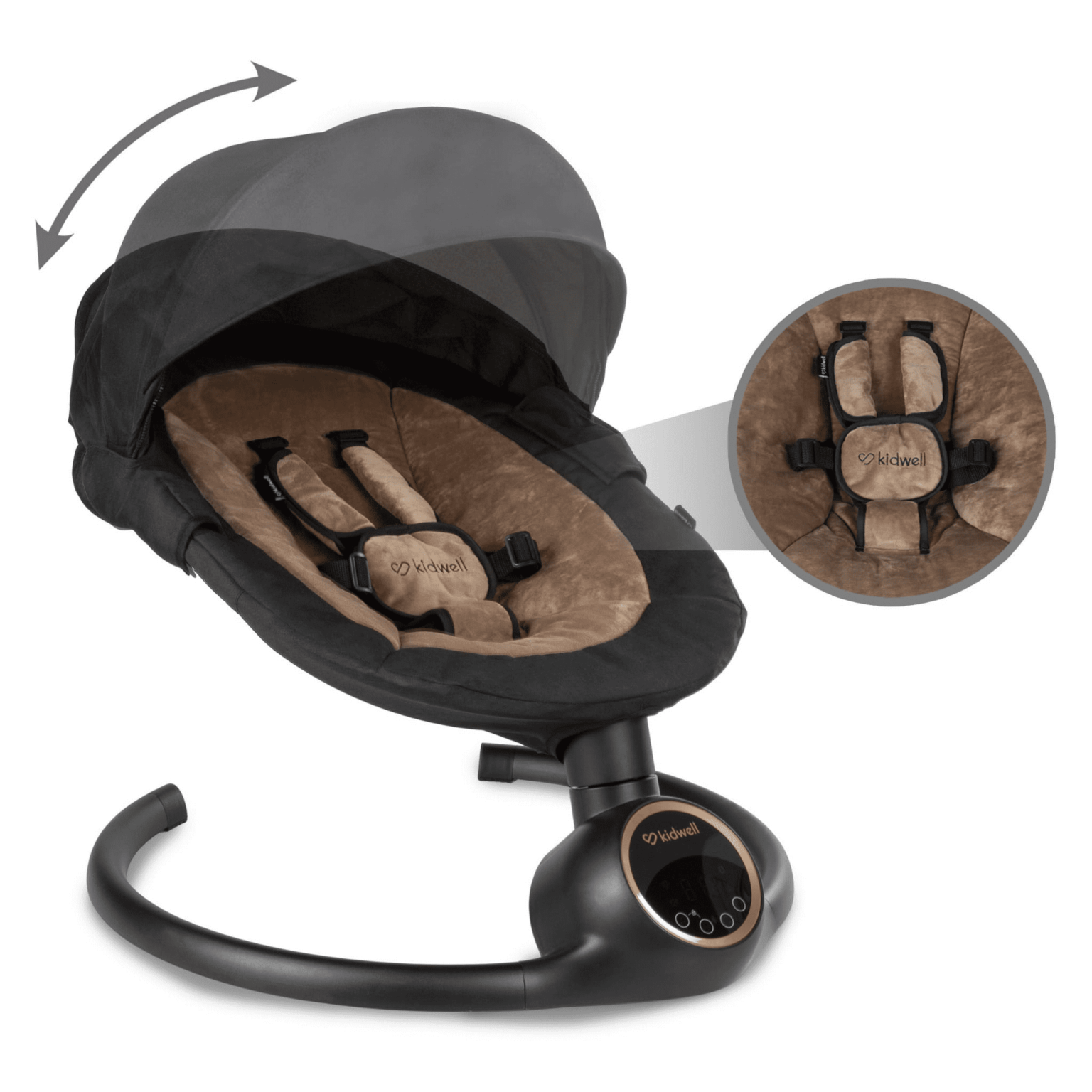 Kidwell Electronic Swing REVE – Black/Gold - Little Stars Malta